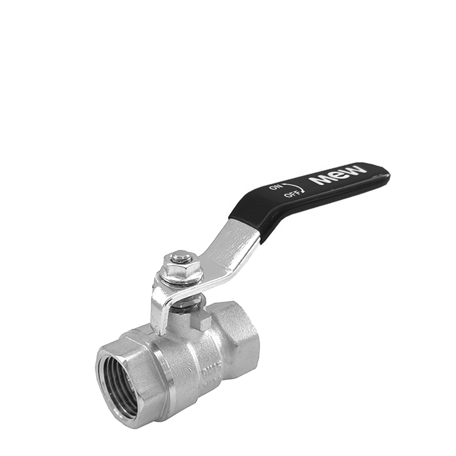 Passador Esfera Fêmea / Fêmea c/ Manípulo Inox | MEBRA- Distribuição de ...